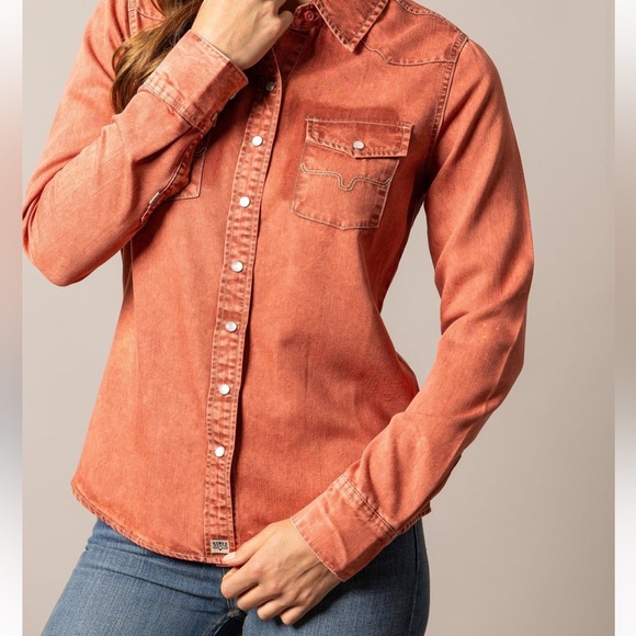Kimes Ranch | Tops | Kimes Ranch Western Shirt Kc Tercel Top Cowgirl ...